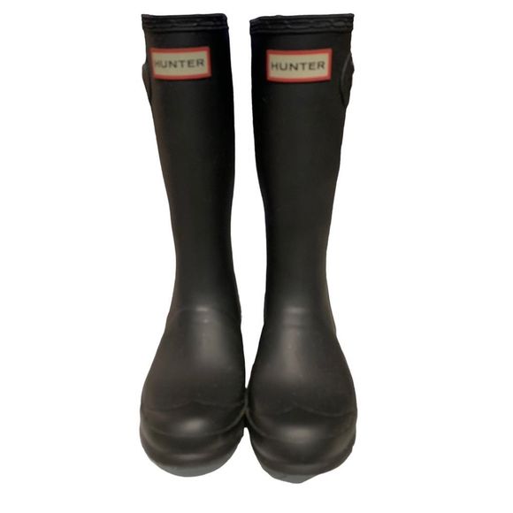 Hunter | Shoes | Hunter Wellies High Black Waterproof Unisex Child Sz 3 ...